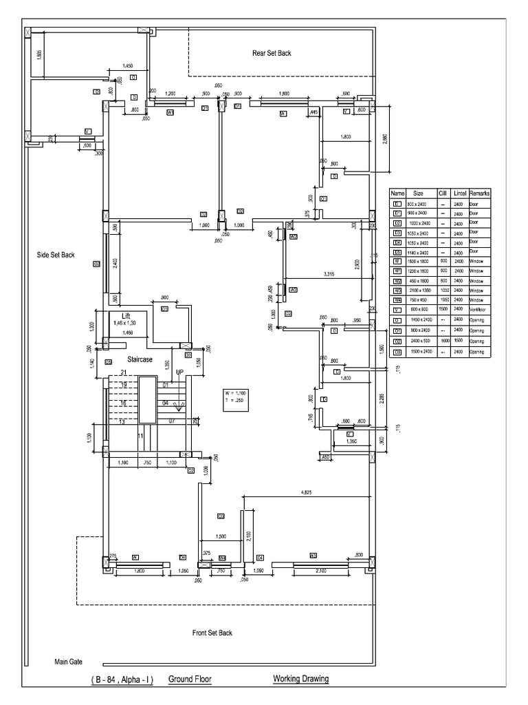 B 84 G Floor Working | PDF