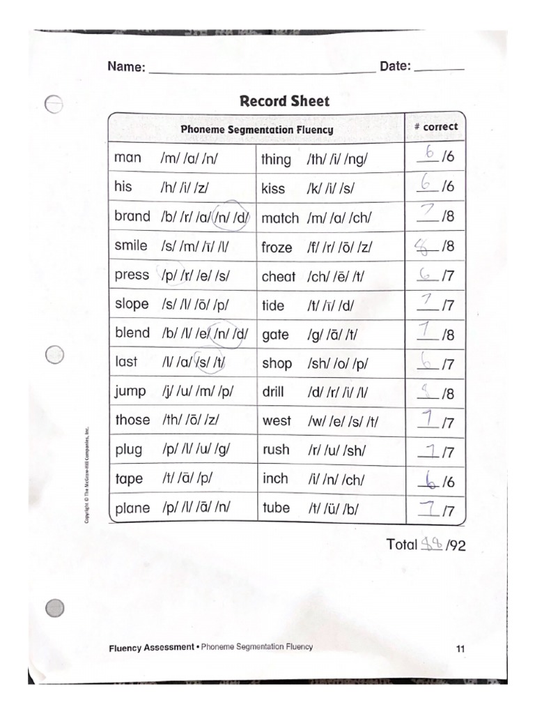 Record Sheet | PDF