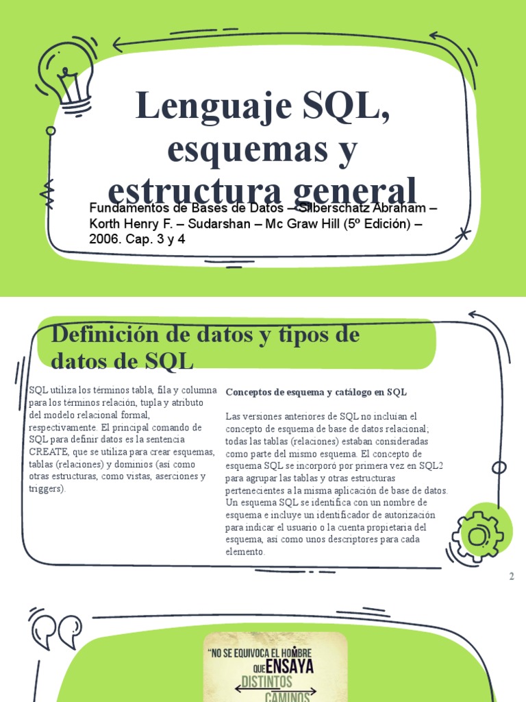 SQL y esquemas BD | PDF | SQL | Tipo de datos