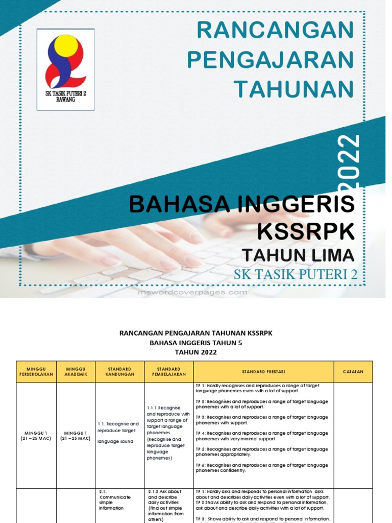 RPT Bi Year 5 (20220 | PDF | Word | Typography