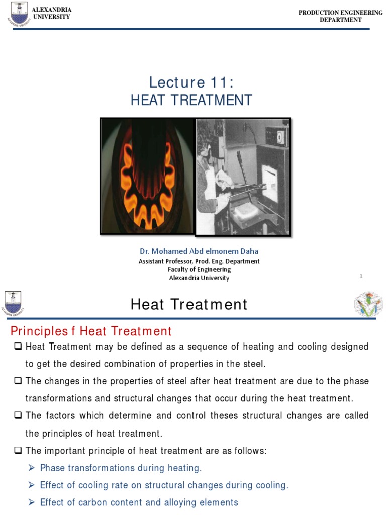 Heat Treatment Principles and Methods | PDF | Science & Mathematics ...
