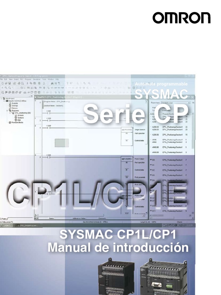 Manual CP1L | PDF | Controlador lógico programable | Unidad Central de procesamiento
