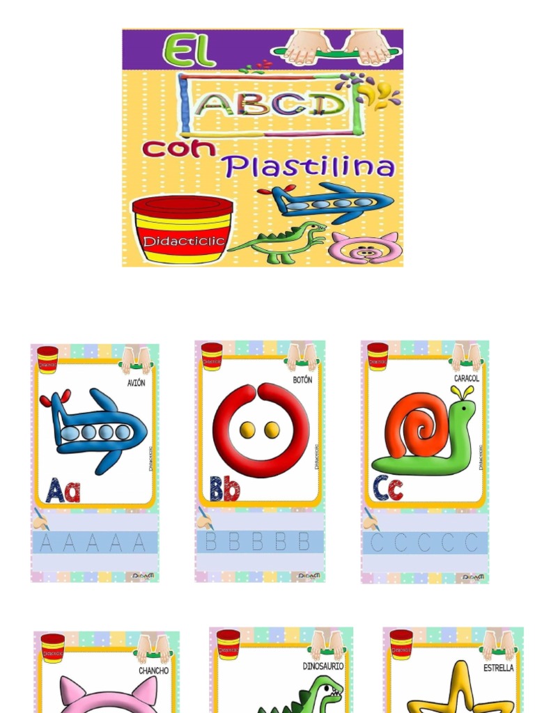 Abecedario Con Plastilina | PDF