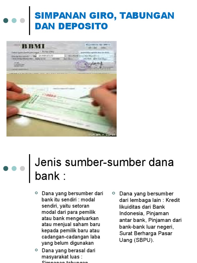 Simpanan Giro Tabungan | PDF