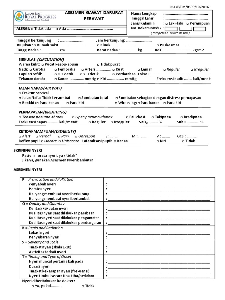 163 Ass Kep IGD - Final (2309) | PDF