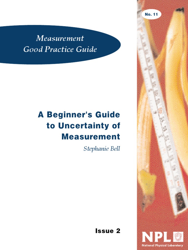 Measurement Good Practice Guide: A Beginner's Guide To Uncertainty of ...