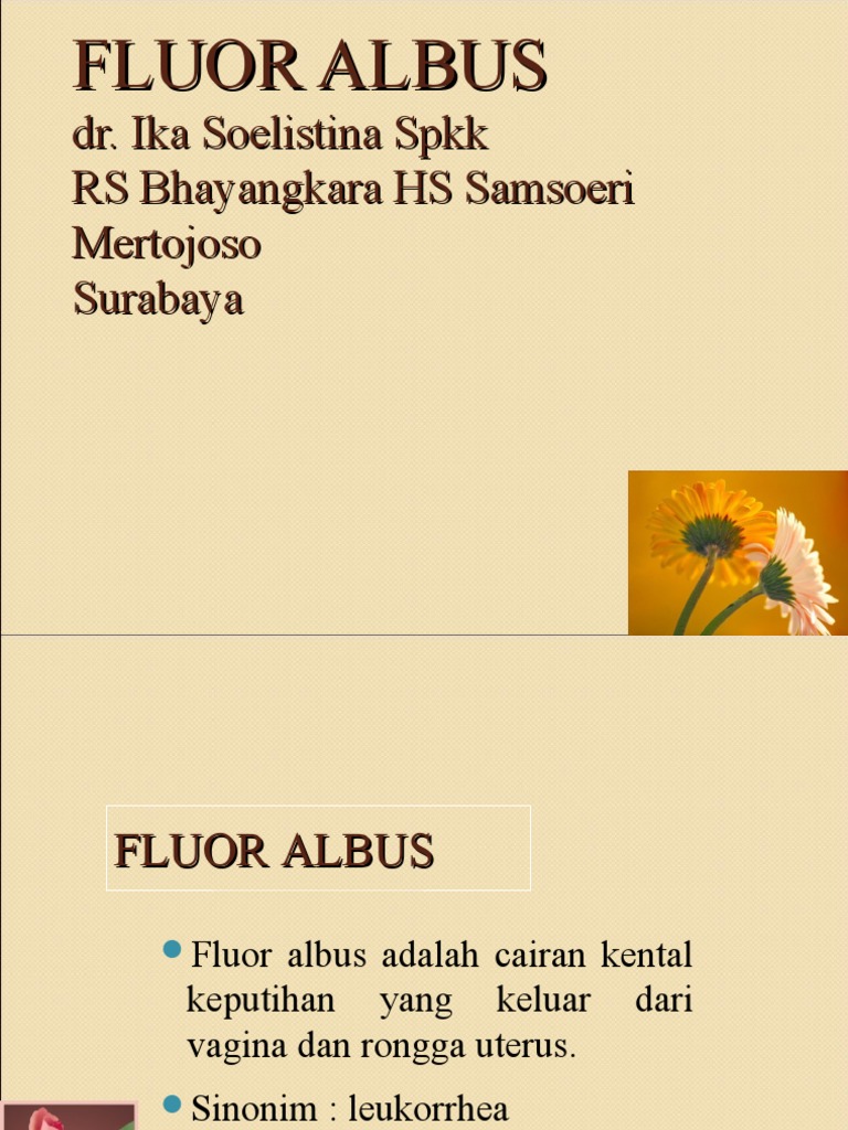 Fluor Albus | PDF