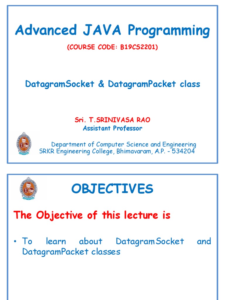 7.DatagramSocket & DatagramPacket Class | PDF