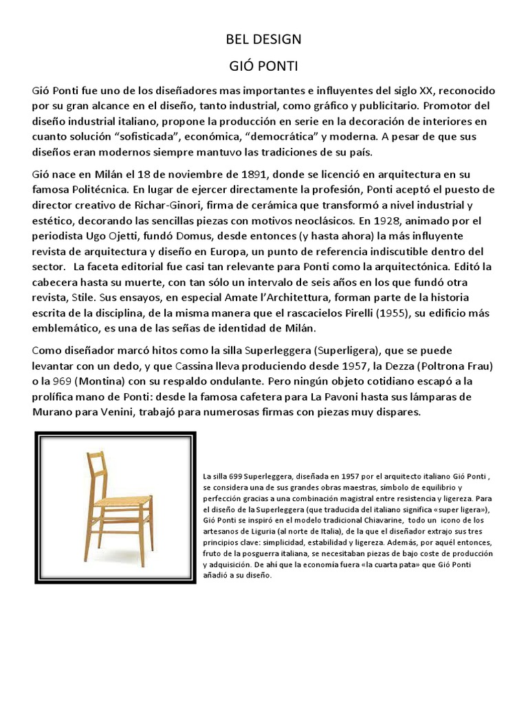 Bel Design | PDF | Diseño | Italia