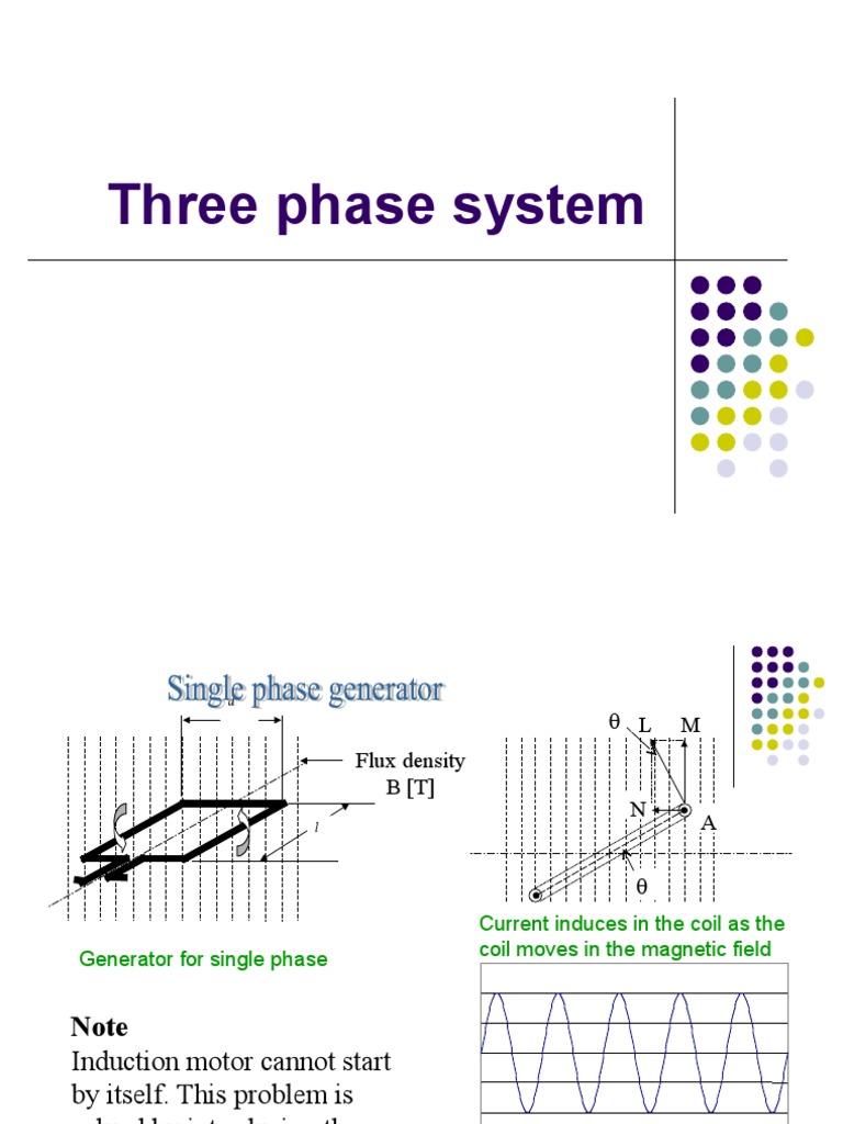 10 Three Phase System | PDF | Inductor | Force