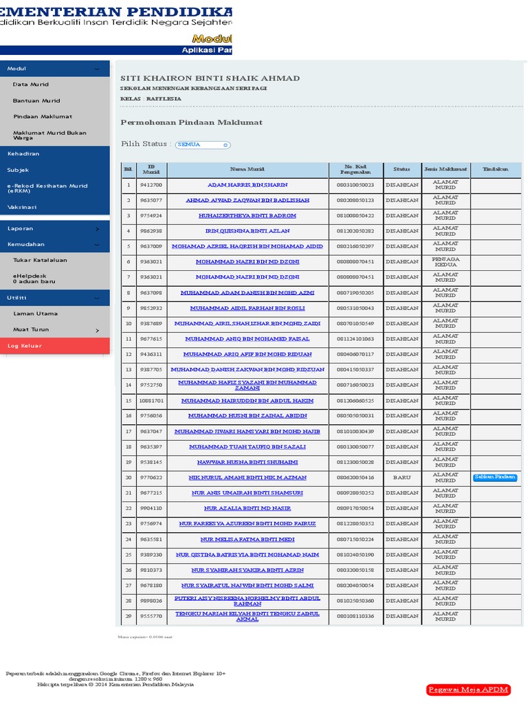 Pangkalan Data Murid 2 | PDF