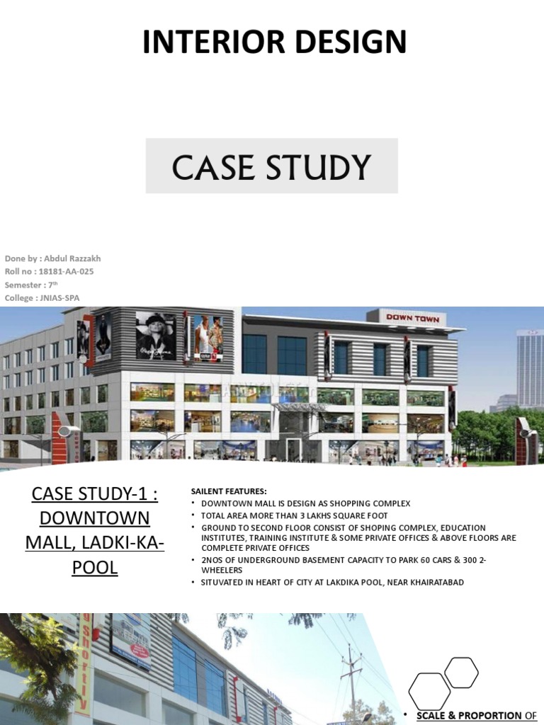 Interior Design: Case Study | PDF | Elevator | Shopping Mall