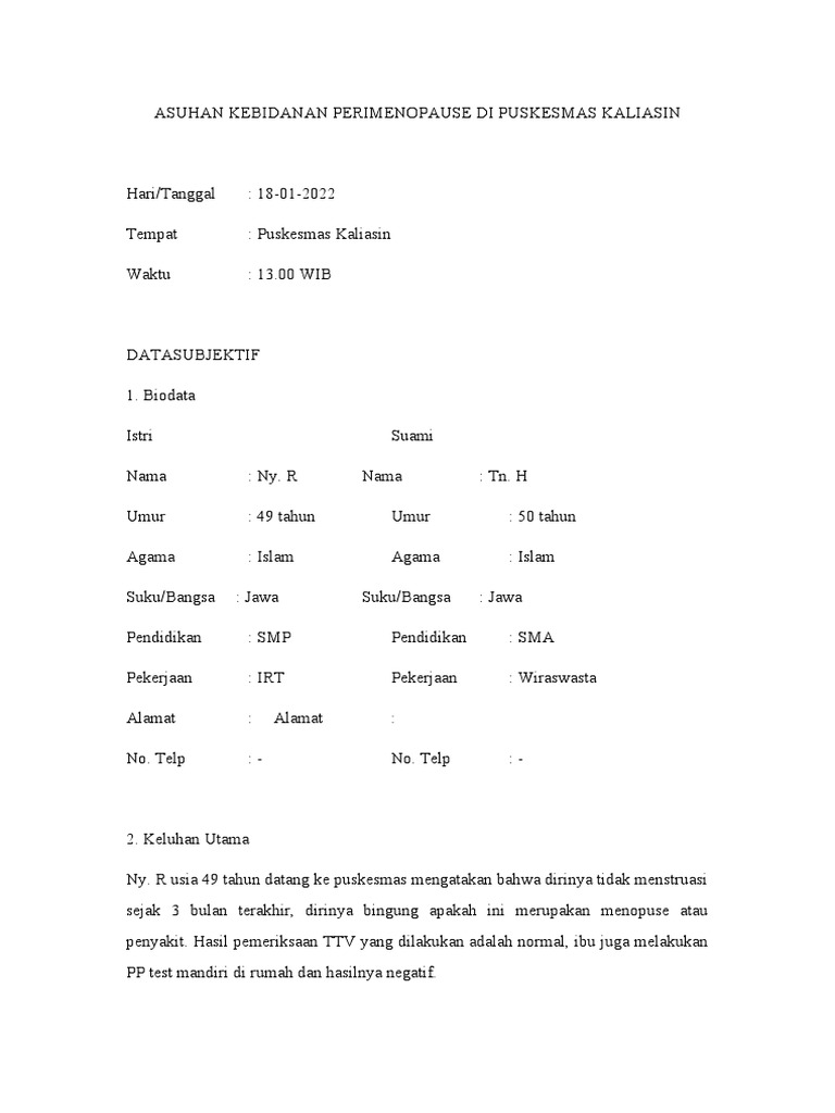 Askeb Perimenopause | PDF