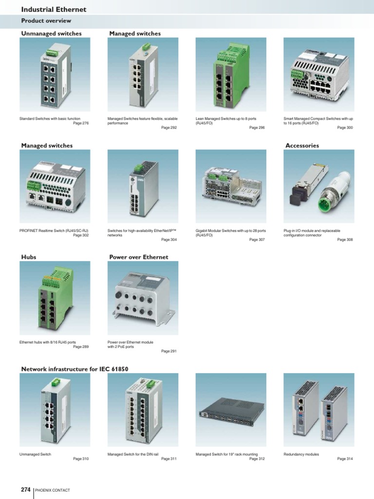 Industrial Ethernet Switch Overview | PDF | Computers