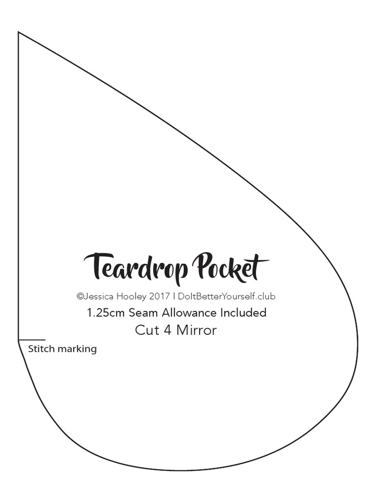 Teardrop Pocket A4 | PDF