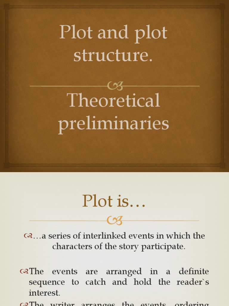 Plot and Plot Structure. Theoretical Preliminaries | PDF