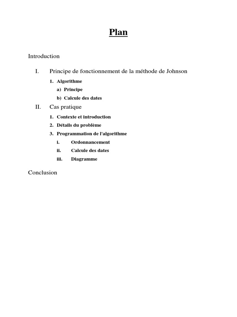 Methode de Johnson | PDF | Planification | Programmation informatique