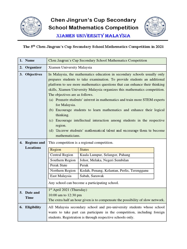 Promoting STEM Education in Malaysia: An Overview of the 5th Chen ...