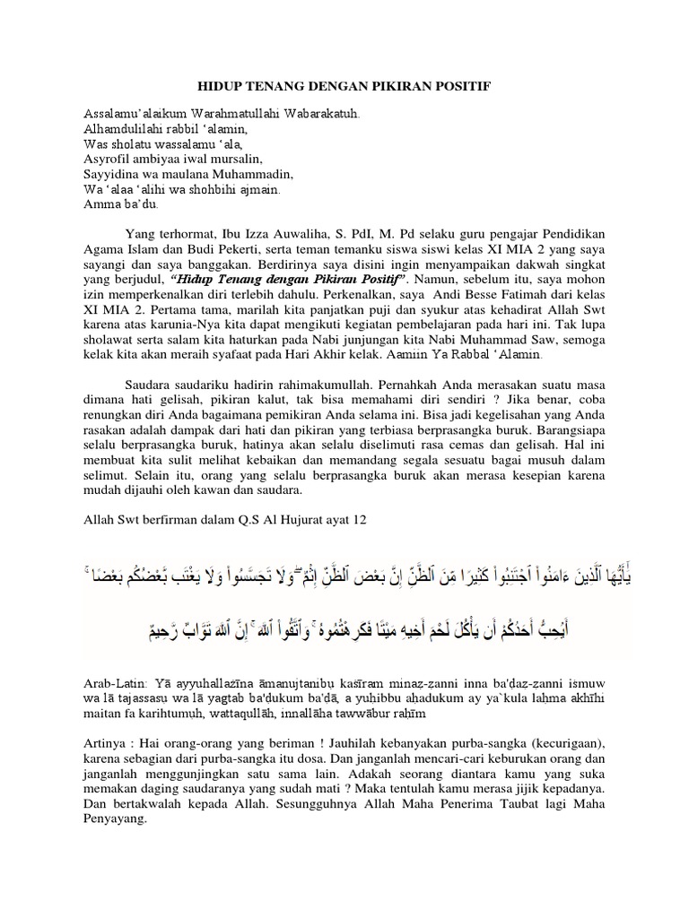 Teks Dakwah | PDF