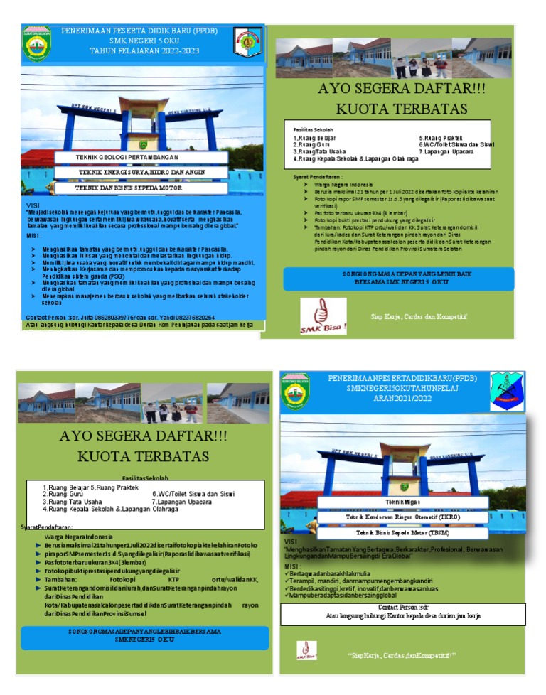 Brosur SMKN 5 OKU | PDF