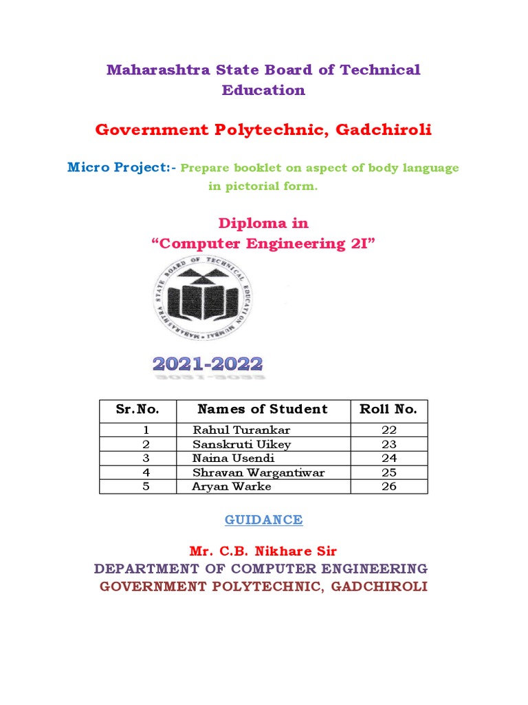 BCC Micro Project 6 | PDF | Data | Cognition