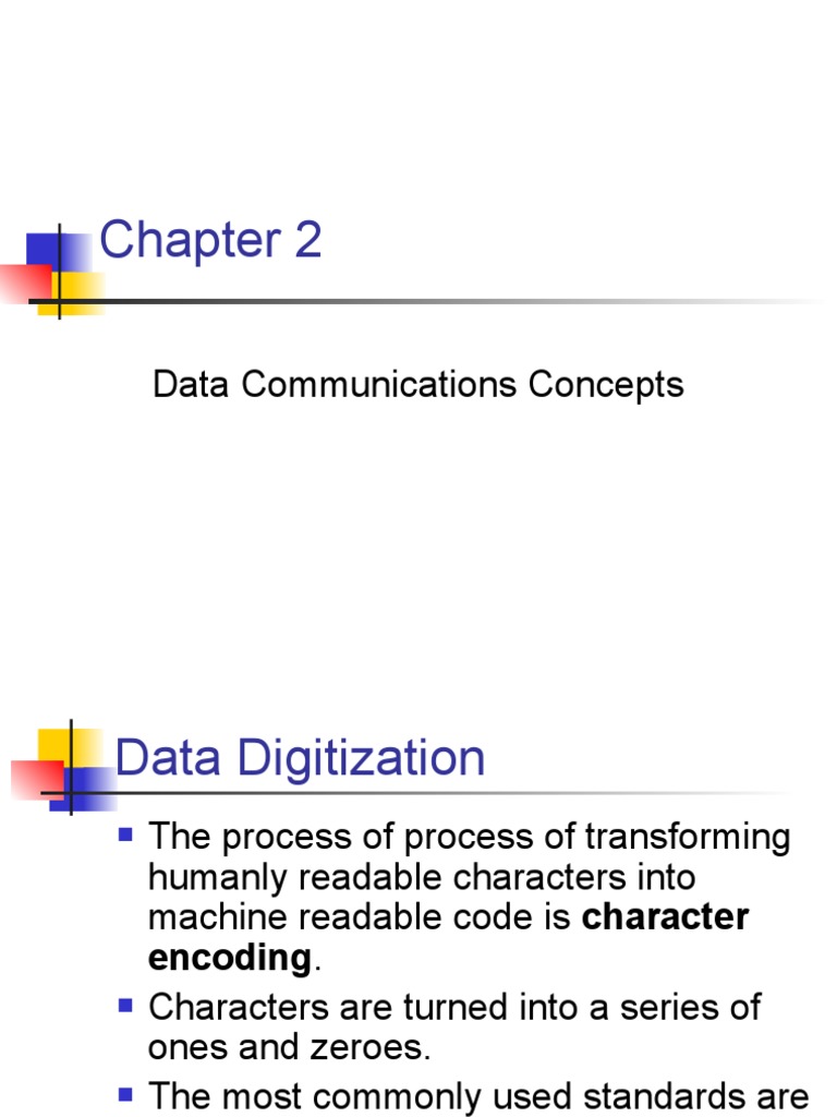 CH 02 | PDF | Modulation | Error Detection And Correction