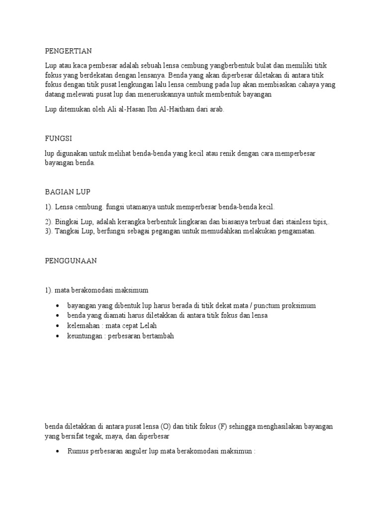 Lup | PDF | Karier & Perkembangan | Griya & Taman