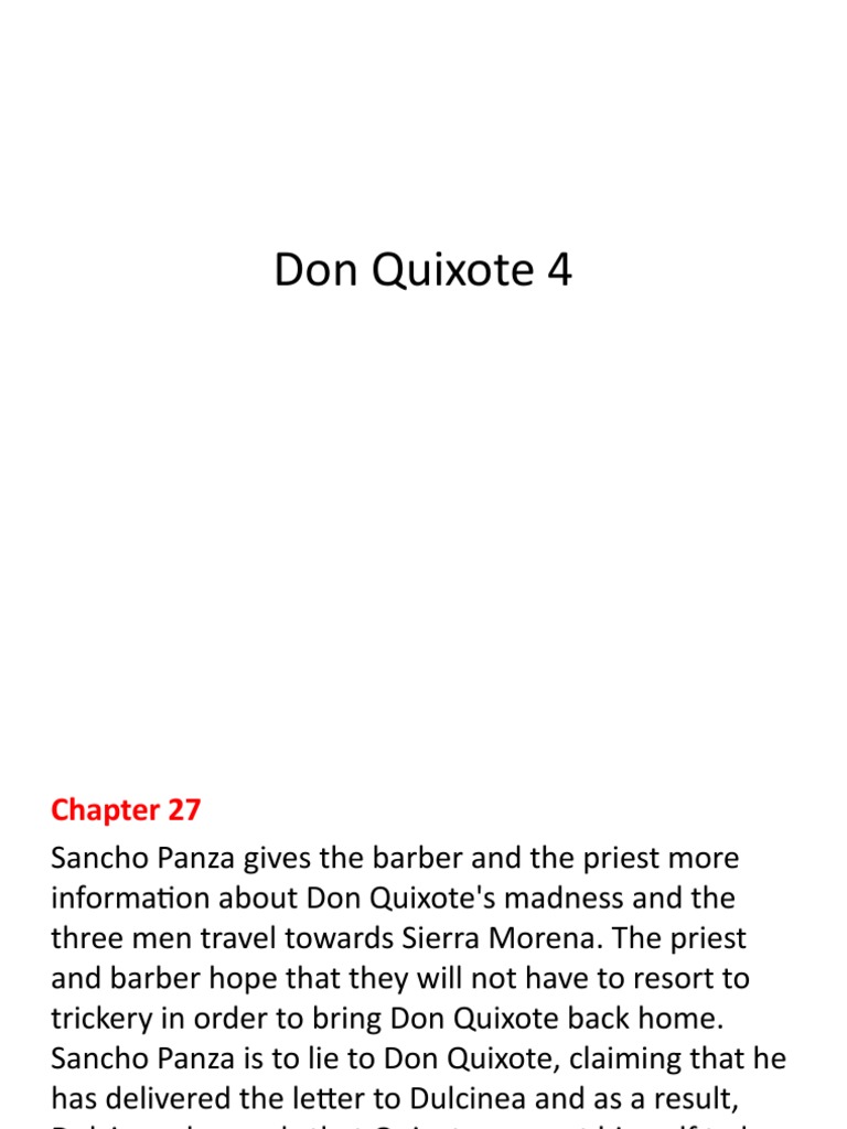 Don Quixote 4 | PDF | Don Quixote
