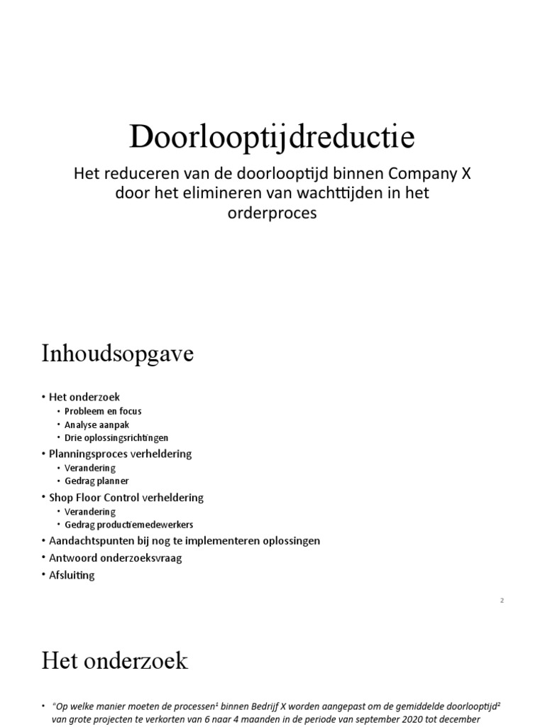 Presentatie, Plannings Techniek (Modellen Caluwe, PDCA) | PDF