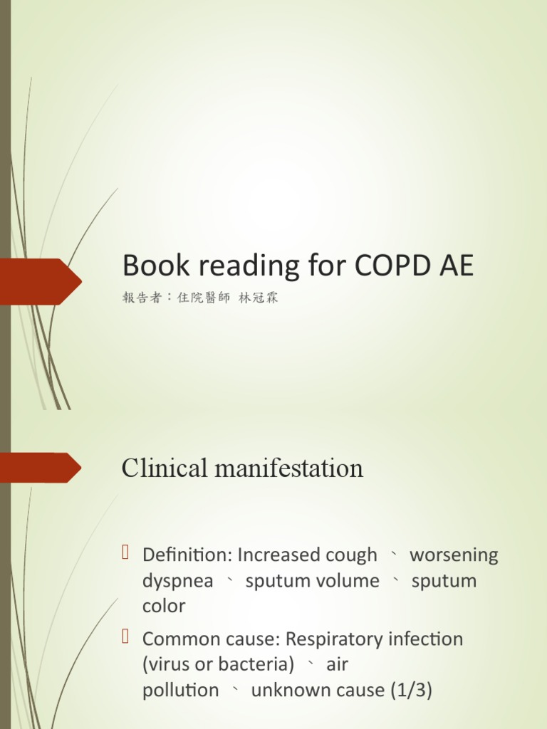COPD Acute Exacerbation Management Guide | PDF | Chronic Obstructive ...