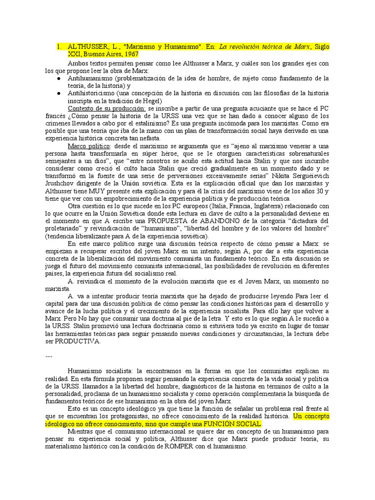 Resumen Final Comu 3 | PDF | Ideologías | Karl Marx