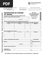 Change of Bond Contributors (Form 6) | PDF | Leasehold Estate | Business