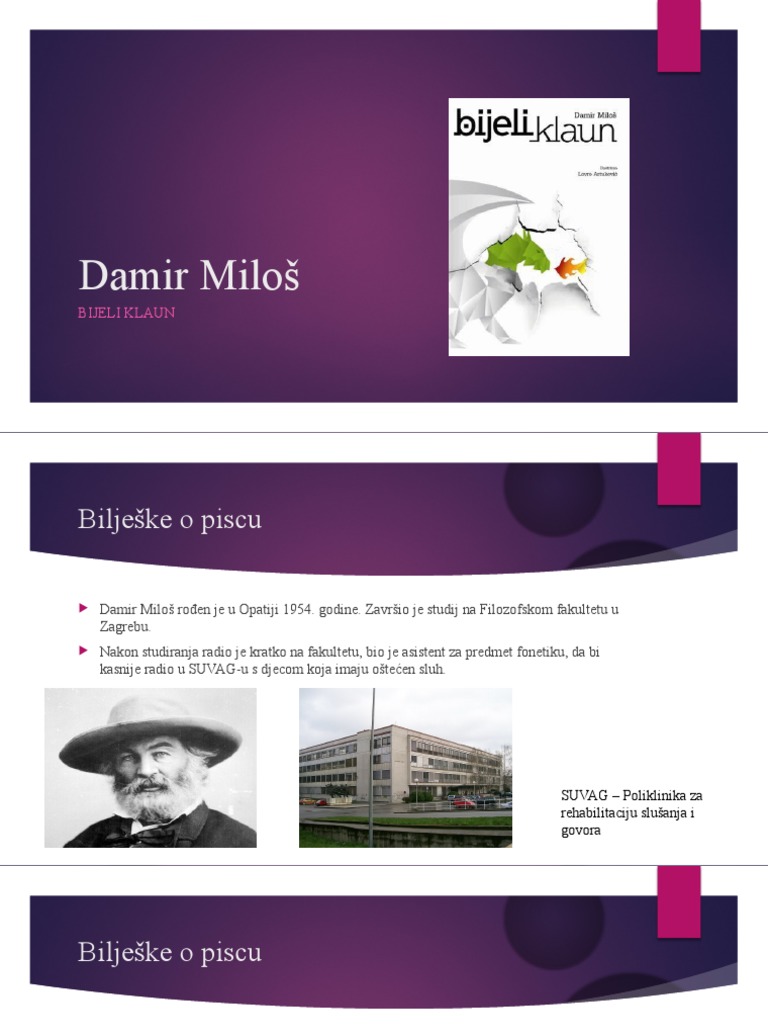 Bijeli Klaun - Laura Hodžić, 7.A | PDF