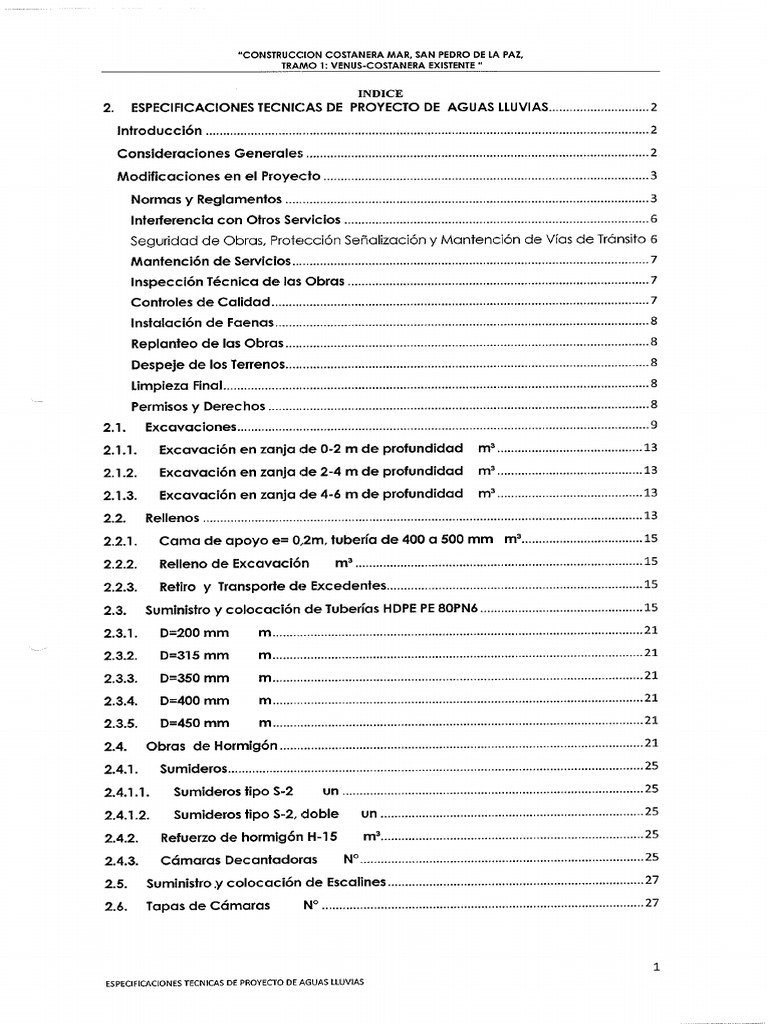 Eett Aguas Lluvia | PDF