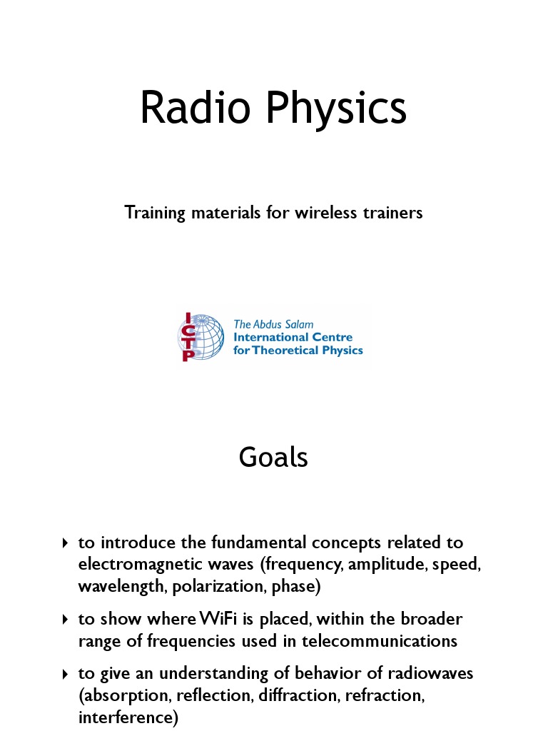 Wireless Training: Electromagnetic Waves | PDF | Electromagnetic ...