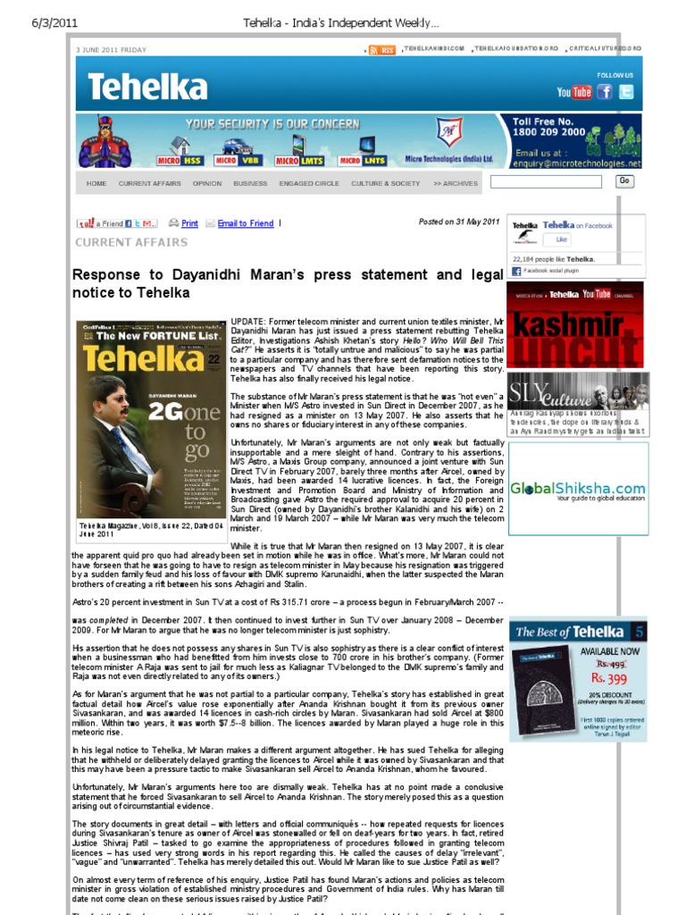 Tehelka | PDF
