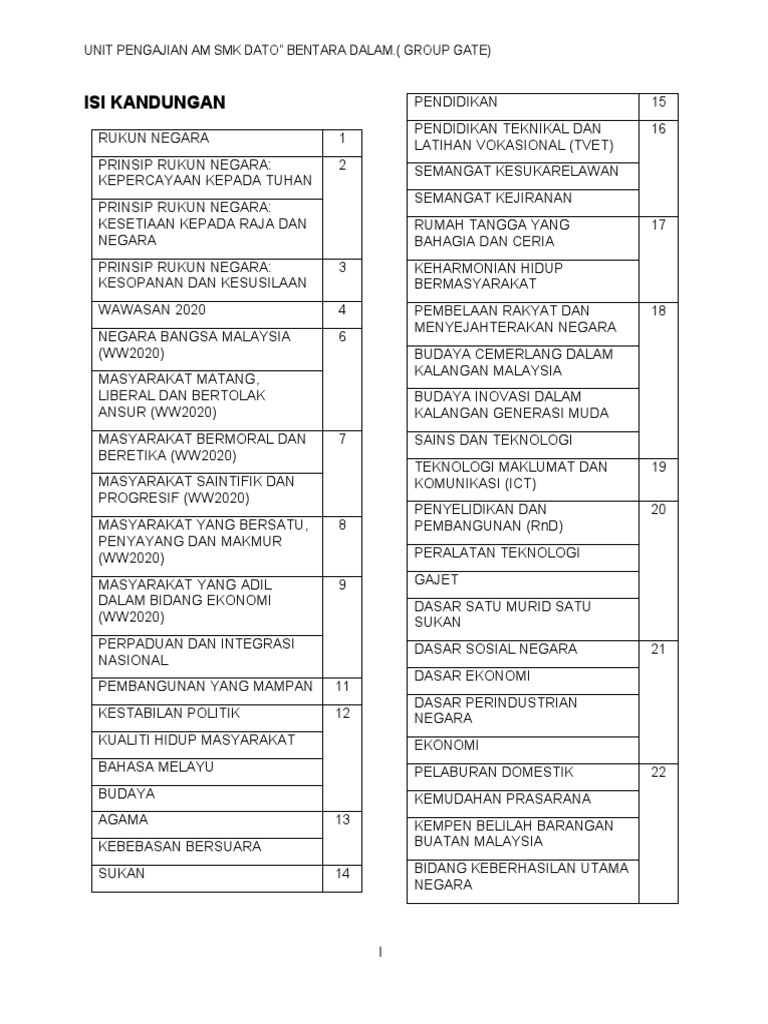 Marc's Koleksi Idea Esei PA Sem 2 | PDF