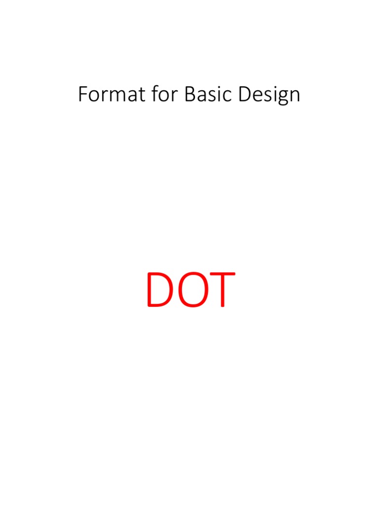 Format For Basic Design | PDF | Shape | Visual Perception
