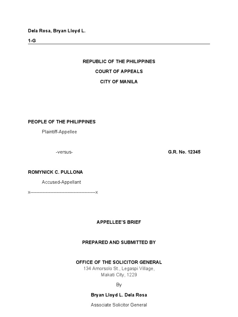 Appellee's Brief | Download Free PDF | Conspiracy (Criminal) | Witness