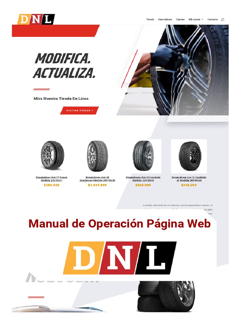 Manual de Operación Página Web (DNL) | PDF | Posicionamiento en buscadores | Word Press