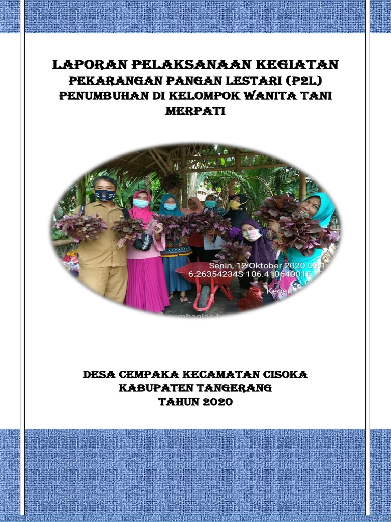 Laporan Akhir KWT Merpati Desa Cempakatahun 2020 | PDF