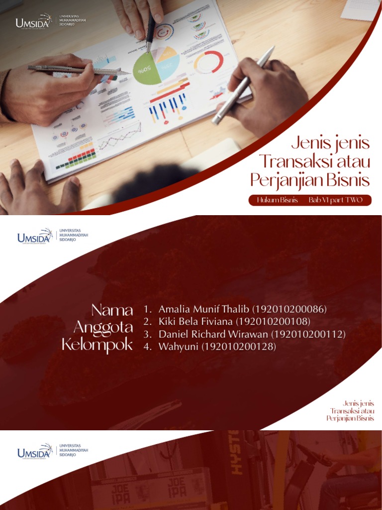Jenis Jenis Transaksi Atau Perjanjian Bisnis | PDF