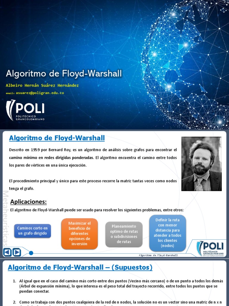 Algoritmo de Floyd Warshall | PDF | Matemáticas | Matemáticas Aplicadas