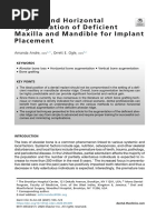 Classification of Complete Edentulism | PDF | Dentures | Tooth