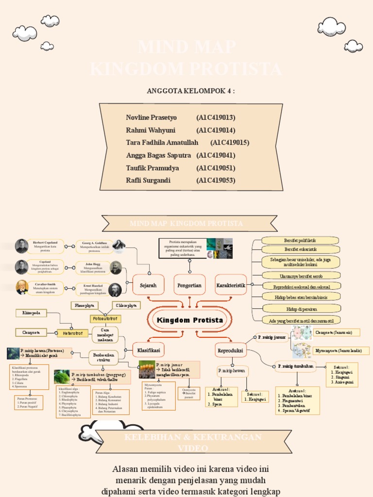 Mind Map - Kingdom Protista | PDF
