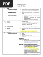 Banghay Aralin Tekstong Impormatibo | PDF