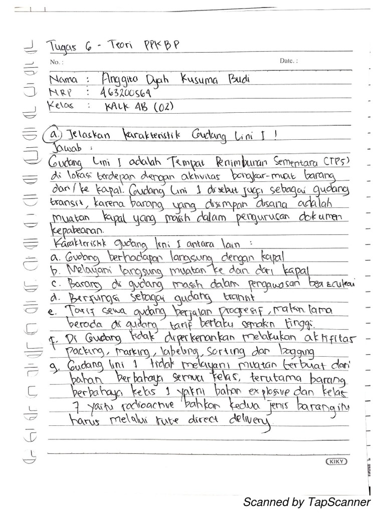 Teori6ppkbp - Anggita Dyah k4b | PDF | Cooking, Food & Wine