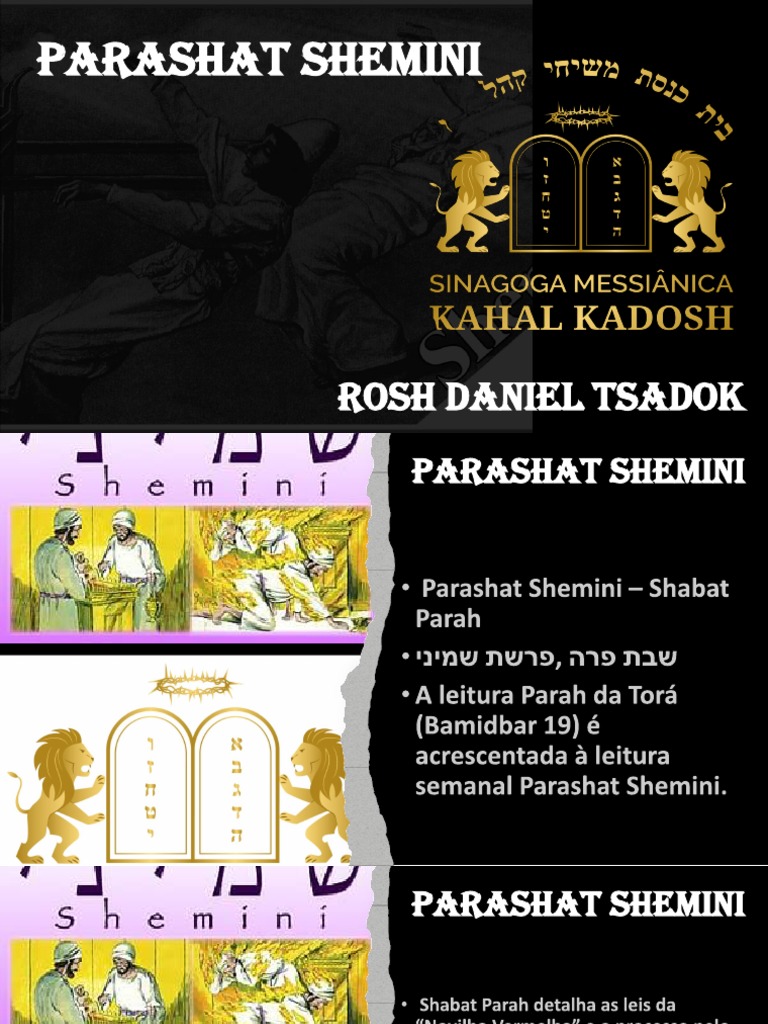 Parashat Shemini | PDF | Art | Religion & Spirituality