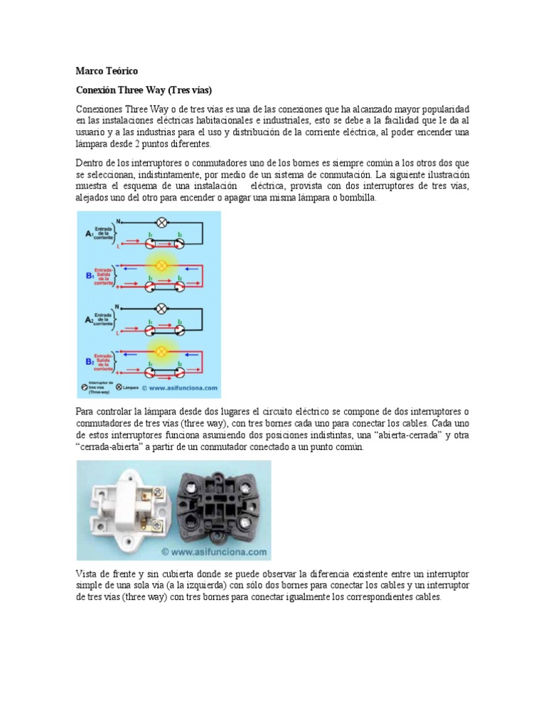 Conexión Three Way | PDF