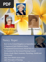 Nancy Roper Winifred W. Logan and Alison J. Tierney 1 | PDF | Health ...